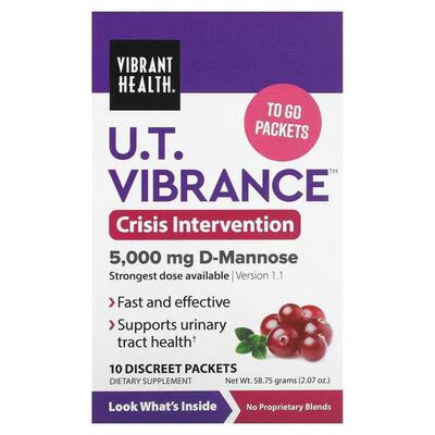 Vibrant Health,U.T. Vibrance, 10 Discreet Packets, 0.207 oz