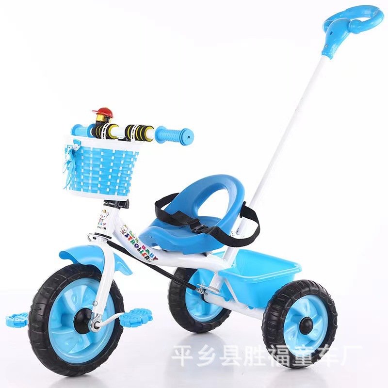 多功能儿童三轮车脚踏车1-3-6岁宝宝折叠可躺婴幼儿童手推车大码