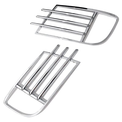 适用大众途观前雾灯框 13-1xx7新款雾灯罩亮条电镀贴车灯改装饰亮