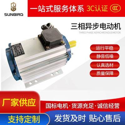 三相异步电机0.37/0.55/0.75/1.1/1.5/2.2/3W全铜负压风机电机
