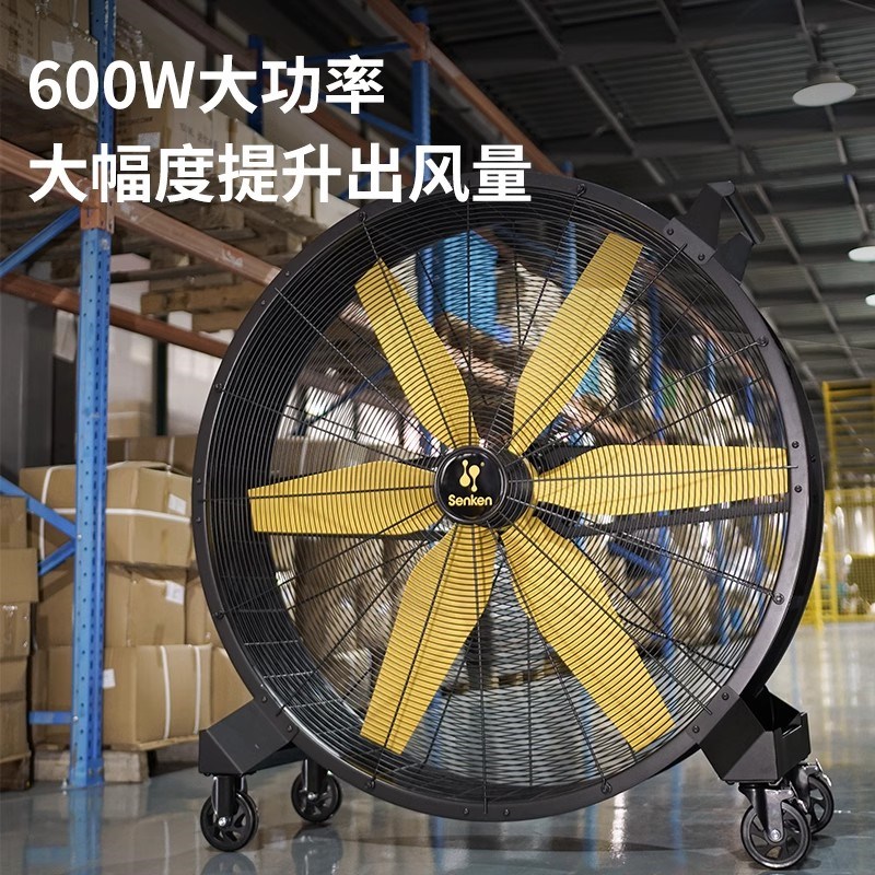 工业商用风扇f永磁无极调速强力健身房大风量户外大功率可移动风