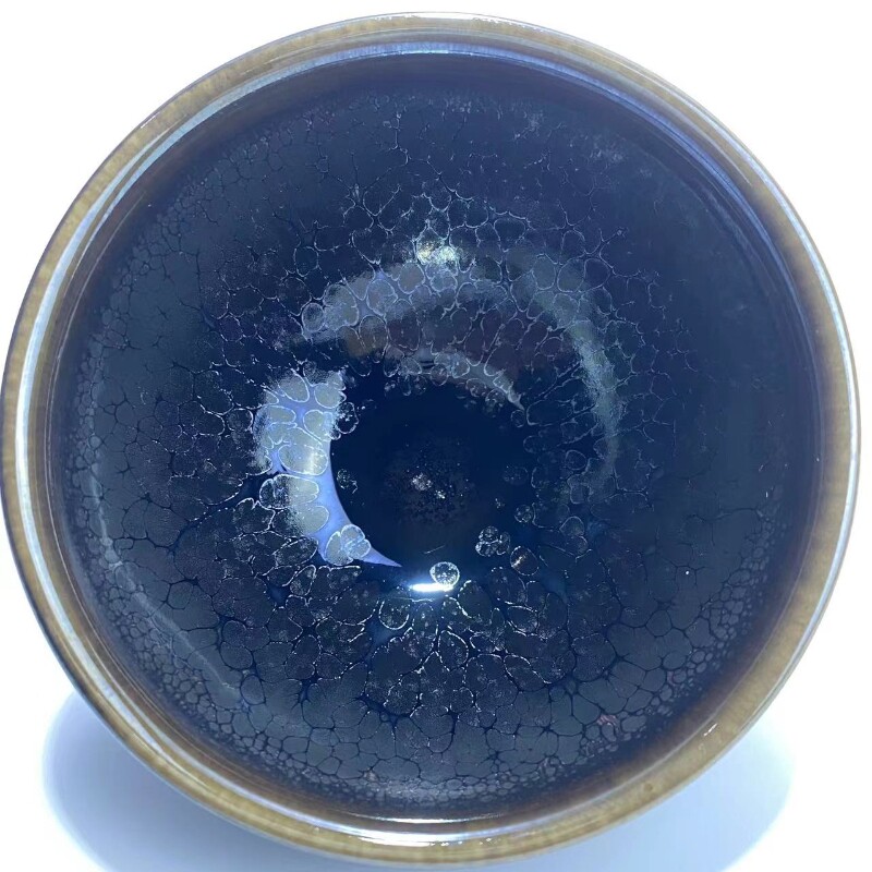 翡翠绿冰裂纹建阳建盏主人杯茶盏个人专用品茗杯陶瓷茶杯单杯单盏