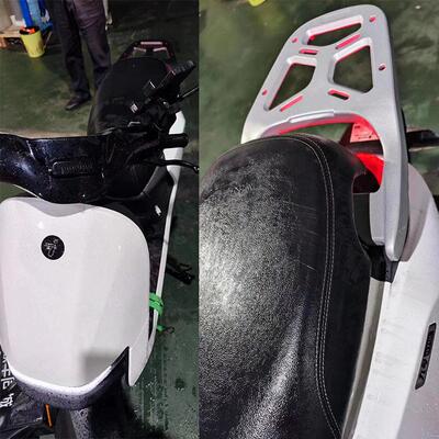 适九号电动车M95CM80C/N75/85N90N120N125后货架铝合金后尾箱支架