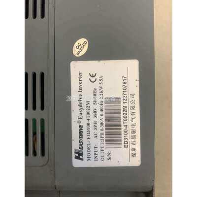 易驱变频器ED3100-4T0022M AC3PH 380V