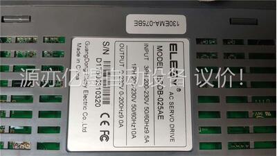 伊莱斯伺服驱动器ESDB-025AE ，二手拆机，质(议价)