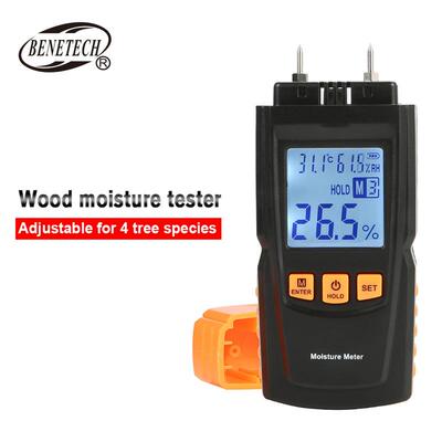 BENETECH标智GM610针式木材水分仪 粮食水分测试仪地板含水率检测