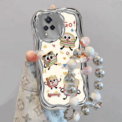 适用vivoS9手机壳V2072A套vivo新款S9外壳汉堡包新品硅胶viovs步步高维沃viv0vo全包vos防摔vicos是vs男女