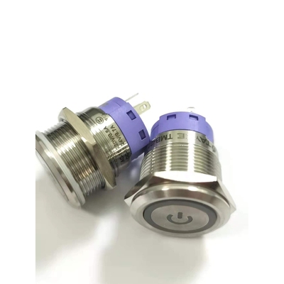 TAYEE天逸金属一体按钮TMB22-PDE-11-J带电源指示灯按钮自复位钮