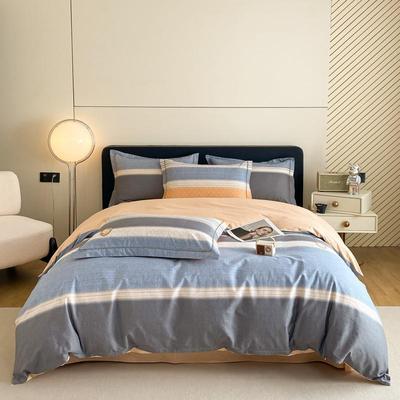 南通新款13376全棉加厚印花四件套 纯棉床单被套1.8床笠床上用品