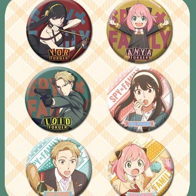 间谍过家家周边SPY FAMILY马口铁徽章胸章吧唧黄昏阿尼亚约尔福杰