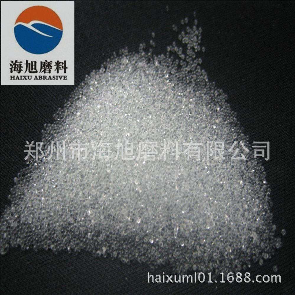人造磨料喷砂玻璃微珠 磨料清理实心20目喷砂玻璃微珠