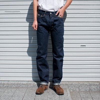 Denimio日本Studio D’Artisan小猪SD-800天然靛蓝修身锥形牛仔裤