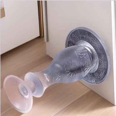 Door Stopper Silicone Anti-Collision Pad No-Drilling Creativ