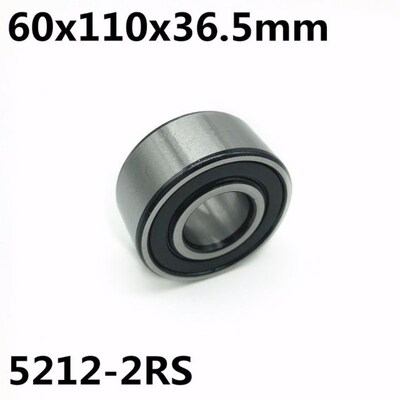 5212-2cRS 60x110x36.5 mm Double row angular contact bearings