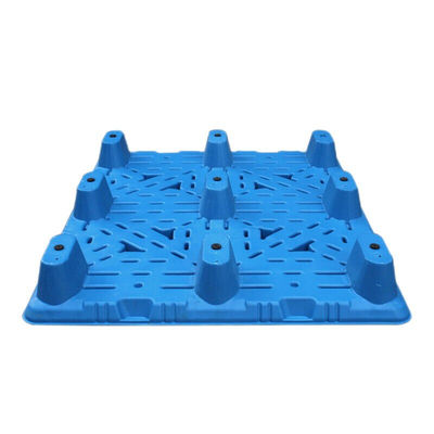 奕多美吹塑九脚塑料托盘1000*1000*140mNm工业地堆货物叉车托盘仓