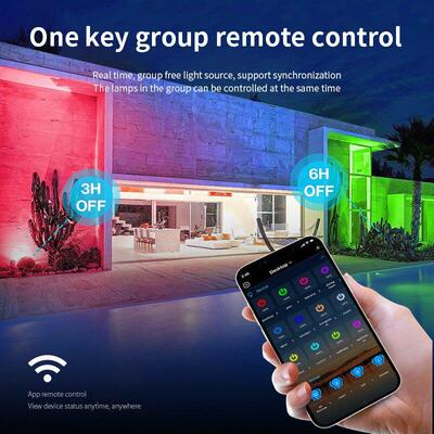 涂鸦能wifi蓝牙rgbc彩色投光灯e户外照明庭CKPw院照树ld智泛光灯