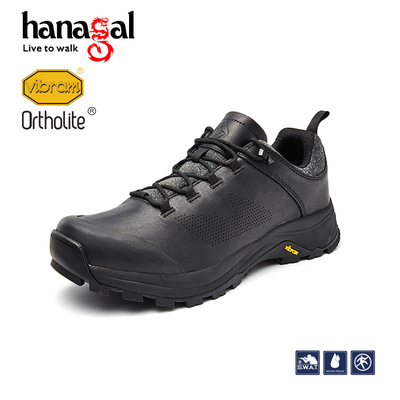 悍戈35006突击者战术通勤靴低帮皮鞋透气舒适黑色皮鞋男鞋