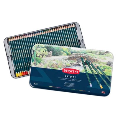 英国得韵(DERWENT)ARTISTS艺术家彩色铅笔 油性彩色Y铅笔 涂色填