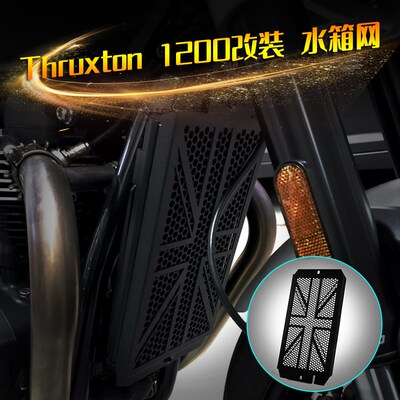 适用凯旋 Thruxton 1200 R/RS/DTFC 16-22 改装散热器水箱网保护