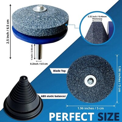 Lawn Mower Blade Sharpenevr for Many Types of Blades,Powerfu