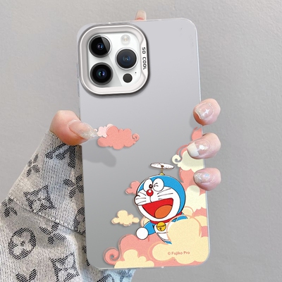云中蓝胖适用苹果15唯美iPhone14创意手机壳13mini防摔12pro新款11promax保护套8全包7p个性6p17promax/16pro
