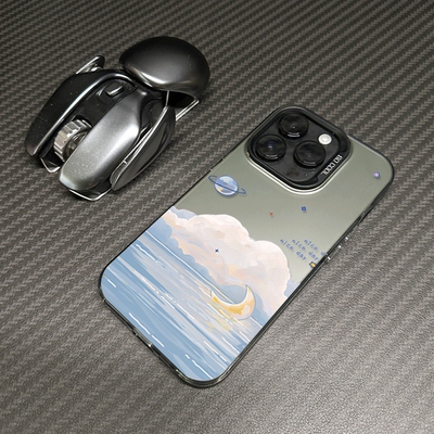海上明月适用苹果15唯美iPhone14创意手机壳13mini防摔12pro新款11promax保护套8全包7p个性6p17promax/16pro