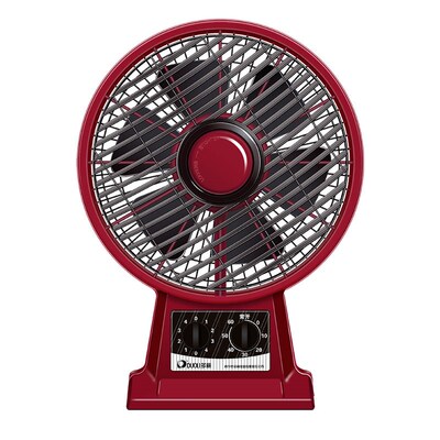 多丽KYT1-25F台扇家用台式转页扇电风扇鸿运扇座钟.扇定时学生