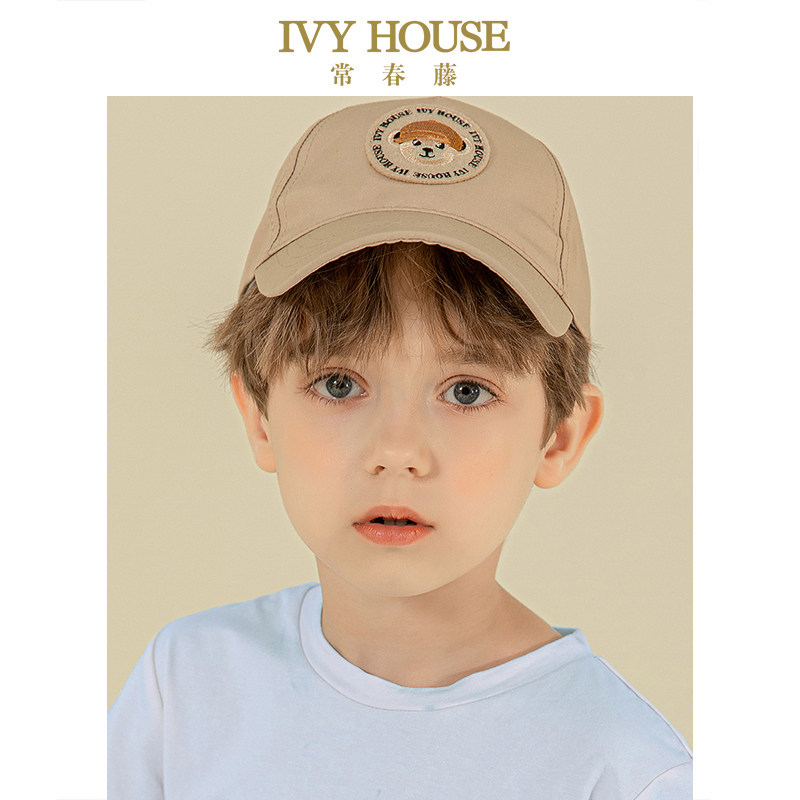 IVY HOUSE常春藤童装男女童棒球帽春夏款 儿童帽子时尚休闲运动