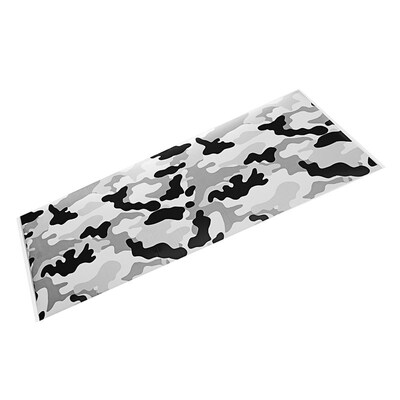 Black White Camo Vinyl Decal SBticker Snow Camouflage Film S