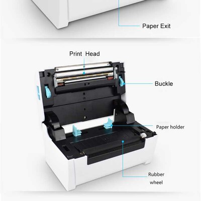 极速Thermal shipping Label wBcode sticker Printer 4inch USB