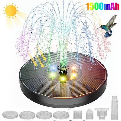 极速Solar Fountain Outdoor Floating Solar GardenS Water Foun