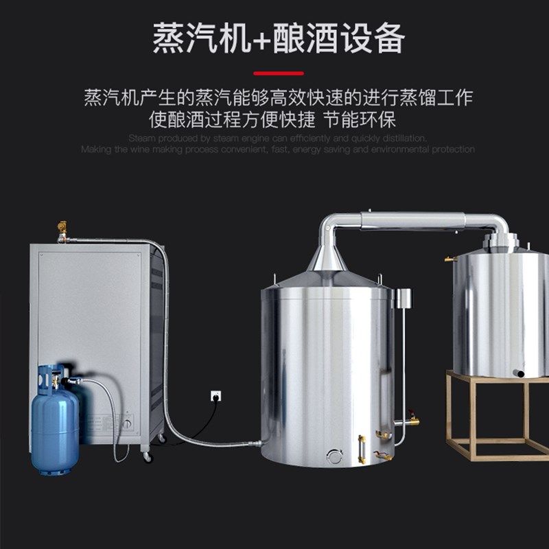 新品燃气大蒸汽机发生器设备商A用酿酒豆腐煮浆机蒸馒头包子液化