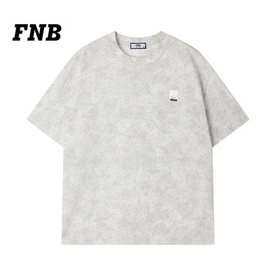 美国FNB2026街头潮流风圆领短袖T恤男女同款宽松休闲上衣夏季新款