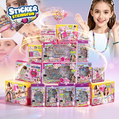 Sticki Roll创意贴纸DIY串珠贴贴乐女孩玩具手链贴纸