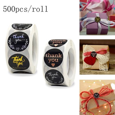 极速500pcs/roll Round  Business Label Stickers PaUper Cute T