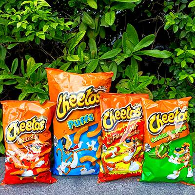 美国奇多起司条薯片玉米片Cheetos Crunchy Cheese Flamingo Hot