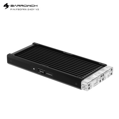 Barrowch Chameleon Fish系列 显示屏水冷排全铜散热器FBCFRX- V2