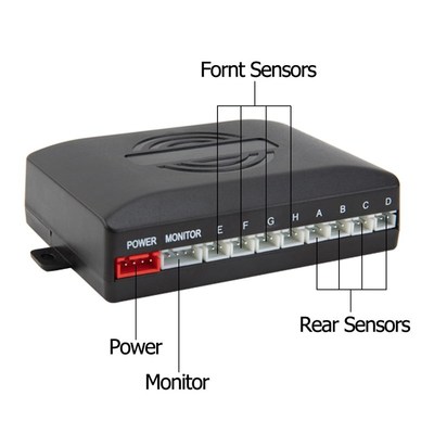 Sinovcle Car Parking Sensor Kzit 8 Sensors 22mm LCD Display