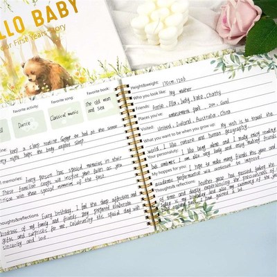 100p DIY baby first years recorCding book Anniversary Album