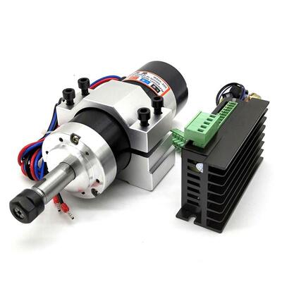 热销无刷主轴电机WS55o-220加强版 500W ER11刀杆转轴一体 工业机
