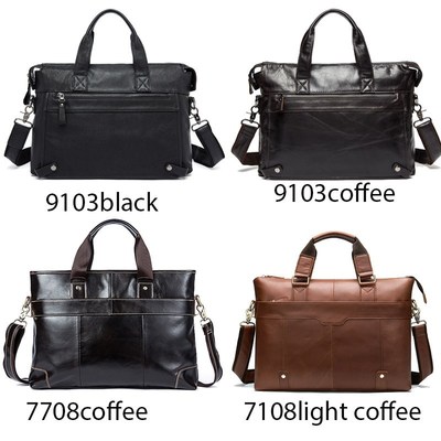 WESTAbL mens leather bag for men briefcases bag men genuine