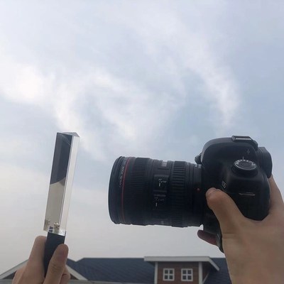 30*30*150mm Photography Crystbal Prisma PLerforated Triangul