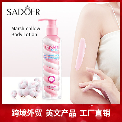 Marshmallow Body Milk Niacinamide Moisturising Hydration Rej