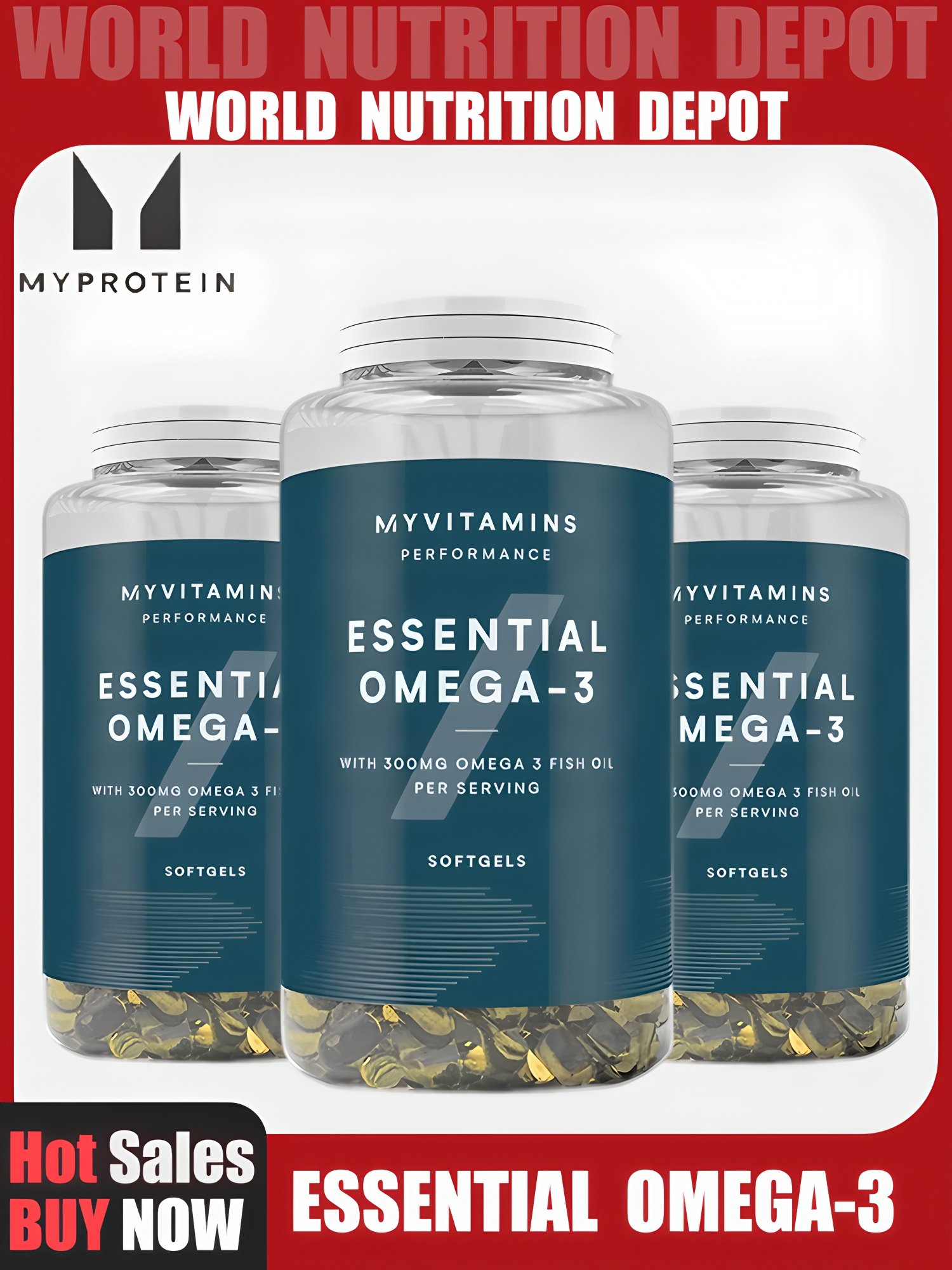 Myprotein Fish Oil Softgels Essential Omega 3 Protect the Heart