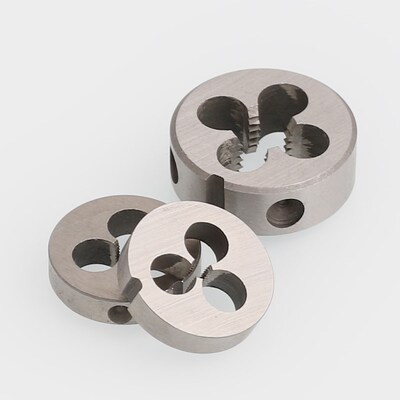 细牙套丝圆板牙M7/M9-3*0.35 M4M5*0.5/6*0.75/8*1/M10M12*1.25