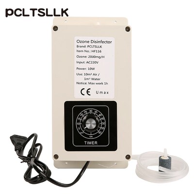 2000mg Ozone Gelnerator 220V Air Water Sterilizer Purifier F
