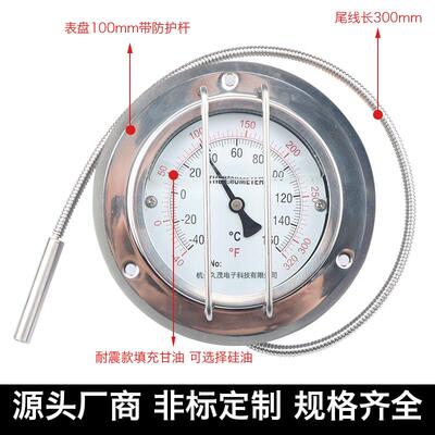 j8WT温度表槽罐车温度表不锈钢YZ不锈钢尾巴软温度表温度表g3