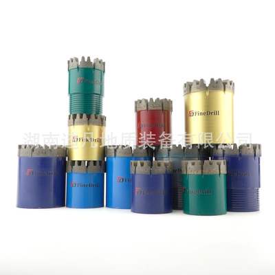 NTW HQ NQ 75 76 77 101双管地质钻头混凝土水泥桩基抽样取芯钻头