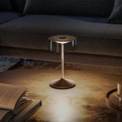 UBIQUA装饰台灯卧室床头灯高级感无线使用氛围感露营防水充电台灯