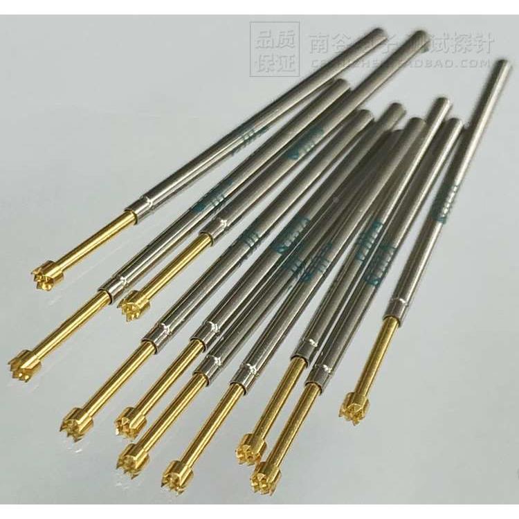 QA100-2509 弹力2N ict治具顶针 P100-H2 1.5mm梅花爪头 测试探针